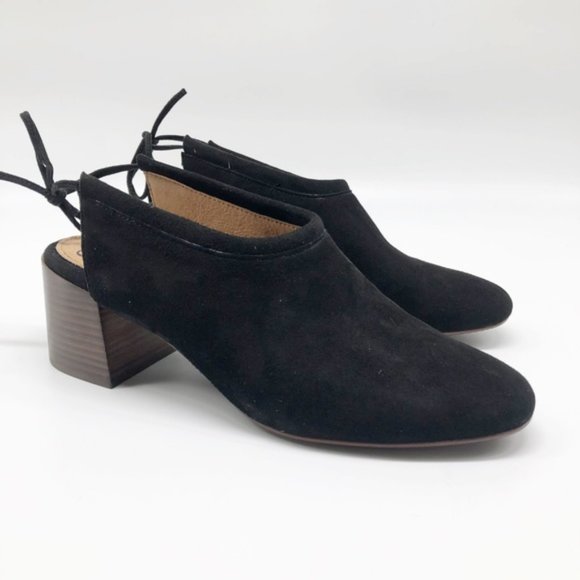 Sofft | Shoes | Sfft Lenora Tie Back Black Mule Pump 75 New | Poshmark